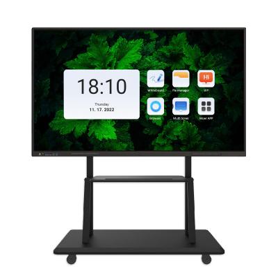 China Qtenboard 4K Resolution Interactive Whiteboard with 40 Touch Points and Android 14.0 OS for Classrooms and Offices for sale