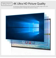 China Qtenboard 65 Inch Interactive Whiteboard with 4K Resolution 20-Point Touch and Android 14.0 OS for Smart Classrooms for sale