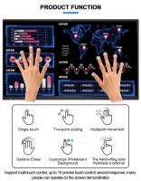 China Qtenboard Interactive Smart Board with 4K Resolution 40-50 Touch Points and Android 14.0 OS Digital Whiteboard for sale
