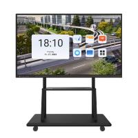 China Qtenboard OEM ODM 4K Resolution Interactive Smart Board with 40-50 Touch Points and Android 14.0 OS for sale