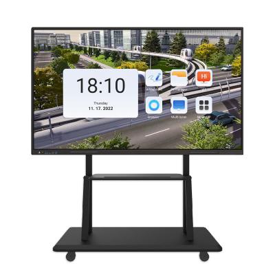 China Qtenboard OEM ODM 4K Resolution Interactive Smart Board with 40-50 Touch Points and Android 14.0 OS for sale