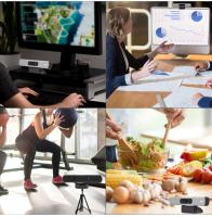 China 4K Ultra HD Mini Camera with 120° Wide-Angle Lens and 360° Rotation for Interactive Whiteboards for sale