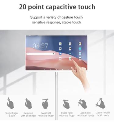 China 32 Inch Portable TV Tablet with Built-In Camera and 9H Battery Life Smart Touch Screen Android TV for sale