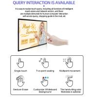 China 65 75 85 Inch 4K Resolution Interactive Touchscreen Outdoor Digital Signage LCD Advertising Screen for sale