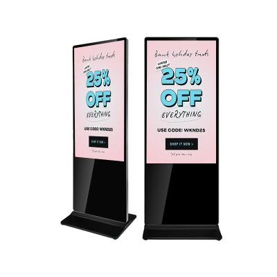 China Commercial-Grade Bank Digital Signage with 4K Resolution and Touch Screen LCD Display for sale