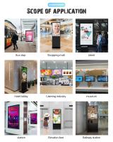 China 4K Resolution Interactive Touchscreen Bank Digital Signage with Android OS LCD Advertising Player for sale