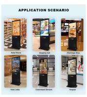 China 4K Resolution Touchscreen Bank Digital Signage with Android OS for High Interactivity and Compliance for sale