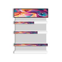 China Qtenboard High Brightness Ultra-Wide Bar Stretched LCD Display with 4K Ultra HD for Retail Digital Signage for sale