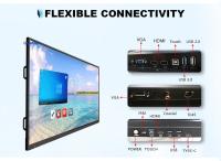 China 4K Screen Interactive Whiteboard with 40-50 Touch Points and Android 14 System for Education and Meetings for sale