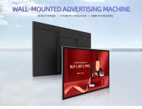 China 4K Resolution Wall Mount Digital Signage LCD Screen with Android Windows System for Indoor Advertising Display for sale