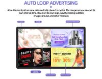 China 4K Resolution Wall Mount Digital Signage LCD Screen with Android Windows System for Indoor Advertising Display for sale