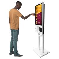 China 10-Point Capacitive Touch Screen Kiosk with Centralized CMS Control and IP54-Rated Casing for Self-Service Ordering for sale