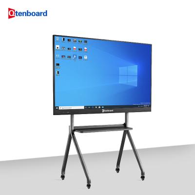 China Qtenboard Customizable 55 Inch Interactive Smart Board with 4K Dual System and Pen Finger Touch for sale