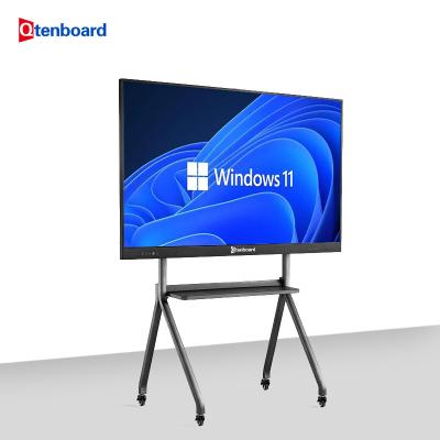 China 55 Inch 4K Resolution Interactive Smart Board with 40-50 Touch Points for Education and Office for sale