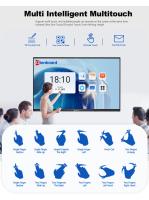 China Qtenboard 4K Resolution Interactive Flat Panel with 40 Touch Points and Android 14.0 for Education and Office for sale