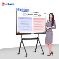 China Qtenboard Smart Digital Whiteboard with 4K Resolution 40-50 Touch Points and Dual OS for Interactive Learning for sale