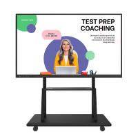 China Interactive Smart Board with 4K Resolution 40-50 Touch Points and Dual OS Windows Android 14.0 for Classroom and Office for sale