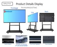 China 9679 Chip Interactive Flat Panel with Zero Bonding Technology and Low Blue Light for Enhanced Classroom Engagement for sale