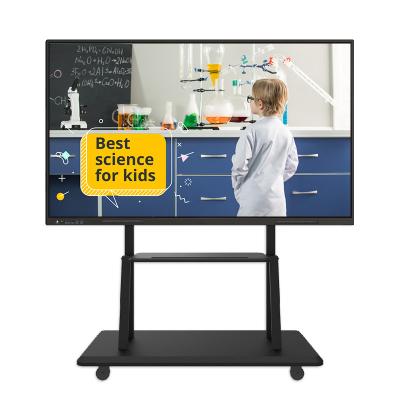 China 9679 Chip Interactive Flat Panel with Zero Bonding Technology and Low Blue Light for Enhanced Classroom Engagement for sale