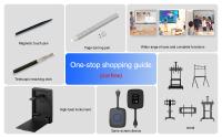 China 4K LCD Touch Screen Interactive Whiteboard with 20-40 Touch Points and Android 14.0 OS for sale