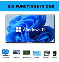 China 4K Resolution Interactive Flat Panel with 40-50 Touch Points and Built-In Speaker for Dynamic Engagement for sale