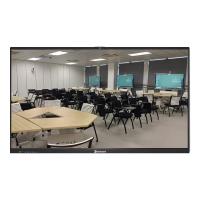 China 55-110 Inch Interactive Flat Panel Smart Digital Whiteboard with Type-C Connectivity 40-50 Touch Points and 4mm Tempered Glass for sale
