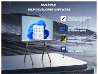 China 4K Resolution 40-50 Touch Points Plug-and-Play Setup Interactive Smart Board Digital Whiteboard for sale