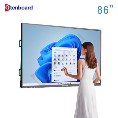 China 4K Ultra HD Interactive Smart Board with 40-50 Touch Points and Multi-Touch Functionality for sale