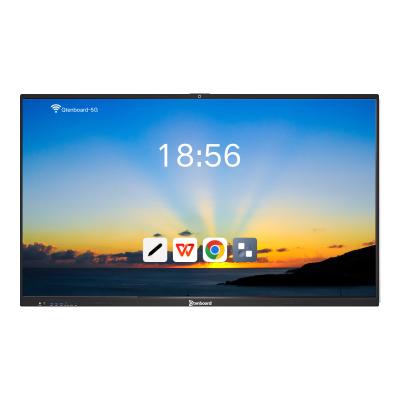 China Low Latency Customizable Smart Digital Whiteboard with 4K Ultra HD Display for Conference Rooms for sale