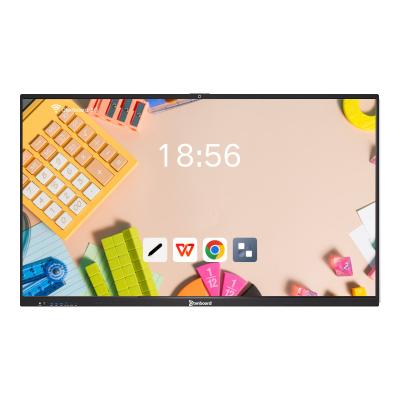 China 50 Point Touch 4K Resolution Interactive Whiteboard with Android IOS PC Sharing Smart Digital Whiteboard for sale