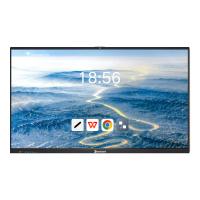 China Qtenboard 75 Inch 4K Resolution Interactive Smart Board with 40-50 Touch Points and Dual System for Schools and Offices for sale