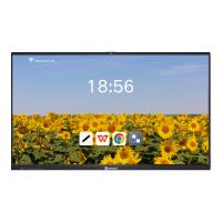 China Interactive Smart Board with 4K Resolution 40-50 Touch Points and Dual OS Windows Android 14.0 for Classroom and Office for sale