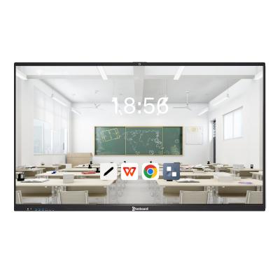 China Qtenboard 4K Interactive Whiteboard with 40-50 Touch Points and Android 14 OS for Smart Classrooms for sale