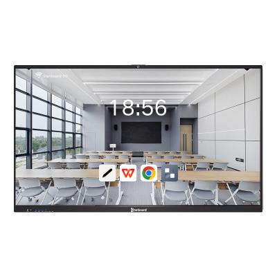 China T982 Dual System Android Windows 4K Interactive Smart Board with 40-50 Touch Points for sale
