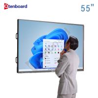 China Wholesale 55-110 Inch 4K Resolution Interactive Smart Board with 40-50 Touch Points for Teaching and Meetings for sale