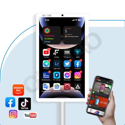 China 32 Inch Android 13 Portable TV Tablet with Built-In Battery and Interactive Smart Display for sale