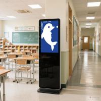 China Android OS Digital Signage with 2K/4K Resolution High Brightness Interactive Display for Schools and Retail for sale