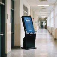 China 2K Resolution Android System Wall Mounted Digital Signage LCD Screen for Indoor School and Mall Use for sale