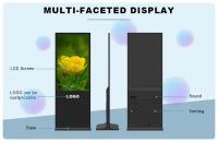 China 32-55 Inch 4K Resolution Interactive Touchscreen Digital Signage with Android/Windows OS for Bank Advertising for sale