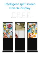 China 32-55 Inch 4K Resolution Interactive Touchscreen Digital Signage with Android/Windows OS for Bank Advertising for sale