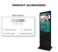 China 4K Resolution Interactive Touchscreen Bank Digital Signage with Android OS for Indoor Advertising for sale