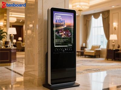 China Qunmao Wholesale 55-86 Inch 4K Ultra HD Digital Signage with Cloud-Based CMS Integration and Modular Design for sale