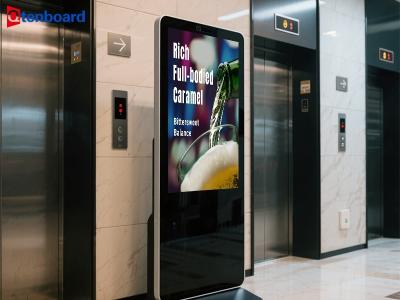 China Qunmao Factory 4K Ultra HD High Brightness Digital Signage with Cloud-Based CMS for Hotel and Retail for sale