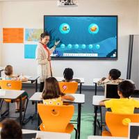 China 65 Inch 4K HD Interactive Whiteboard with Infrared Touch Frame for Digital Classrooms for sale