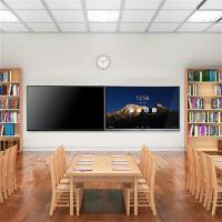 China Qtenboard 75 Inch 4K Resolution Infrared Touch Interactive Whiteboard with Android 14 for Education for sale