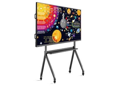 China Qtenboard 75 Inch Interactive Whiteboard with Android Windows and 4K Resolution Smart Board for sale