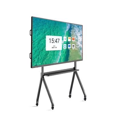 China Qtenboard 65 Inch Interactive Whiteboard with 4K Resolution 40-50 Touch Points and Dual OS Windows Android 14.0 for sale