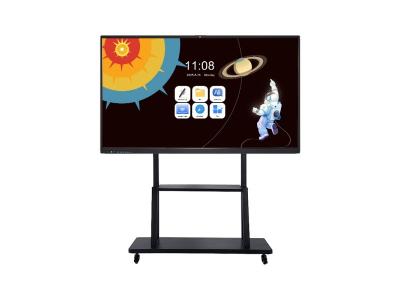 China Qtenboard 75 Inch Interactive Digital Whiteboard with 4K Resolution 40-50 Touch Points and Android 14.0 OS for sale