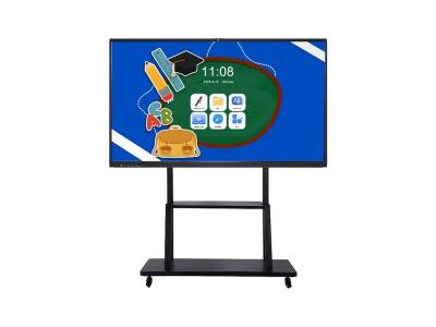 China Qtenboard 55-110 Inch Interactive Flat Panel with 4K Resolution 40-50 Touch Points and Dual OS for Classroom and Office for sale