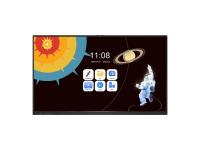 China Qtenboard 75 Inch Interactive Digital Whiteboard with 4K Resolution and 40-50 Touch Points Smart Board for Office for sale